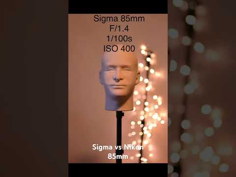 Sigma 85mm 1.4 HSM Art vs Nikkor 85mm 1.2 S on Nikon Z9 with tripod. #nikon #sigma #85mm