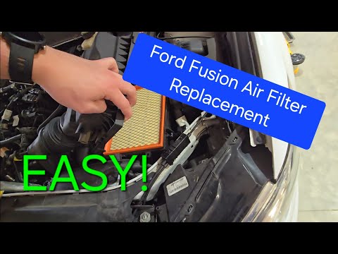 2017 Ford Fusion Engine Air Filter Replacement