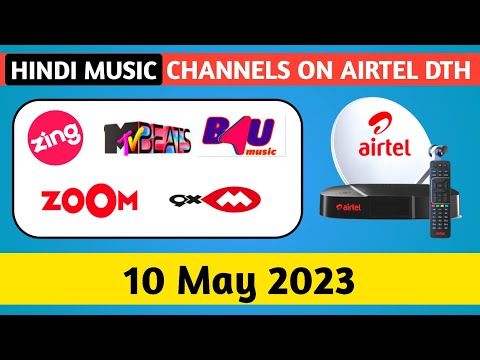 Hindi Music channels availability on airtel digital tv | airtel digital tv music channel number