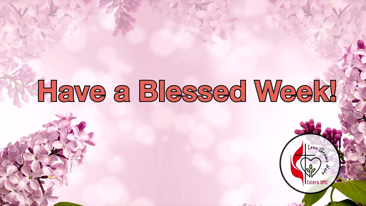 Welcome to Cicero United Methodist Church service