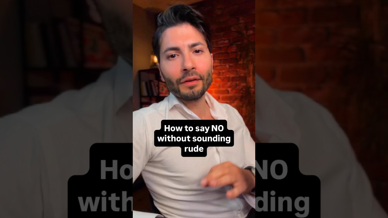 How to say no without sounding rude