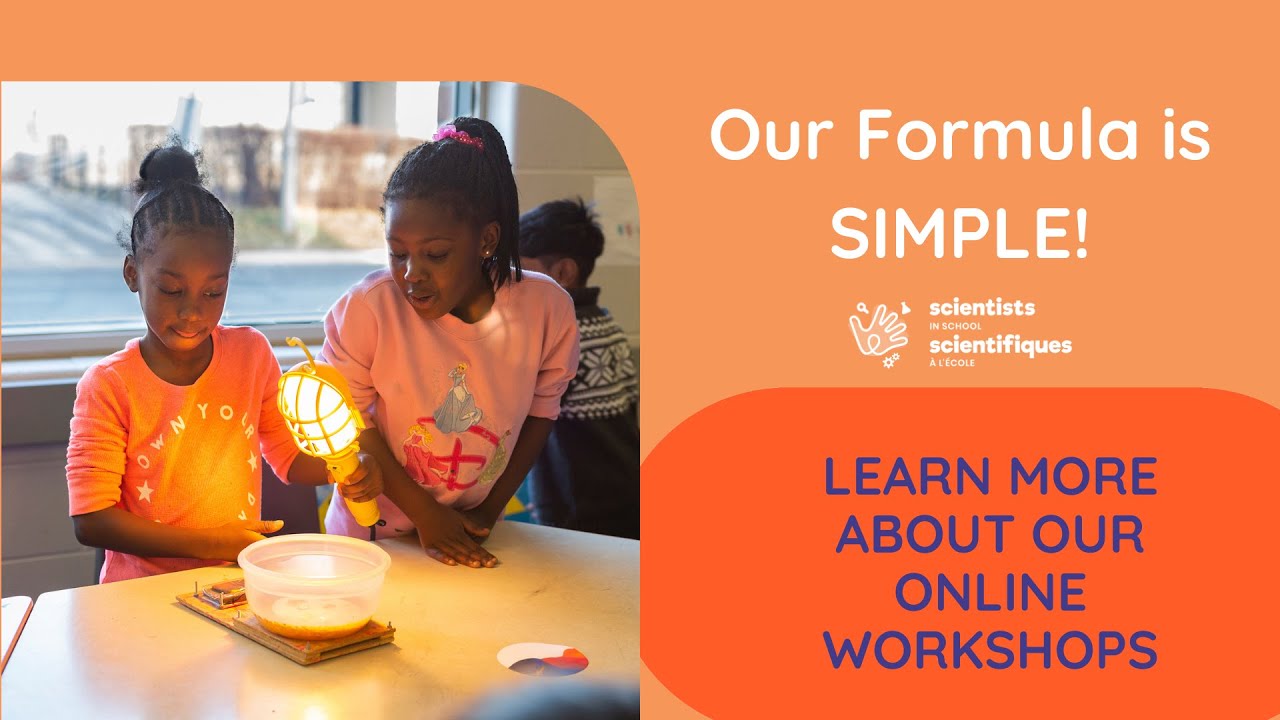 Scientists in School’s Online Classroom Workshops: Our Formula is Simple!
