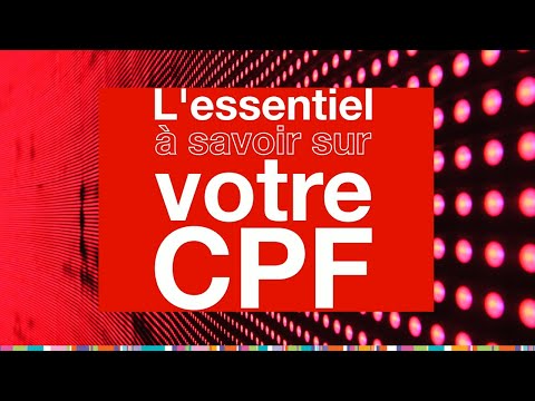 L’essentiel à savoir sur le CPF -V2
