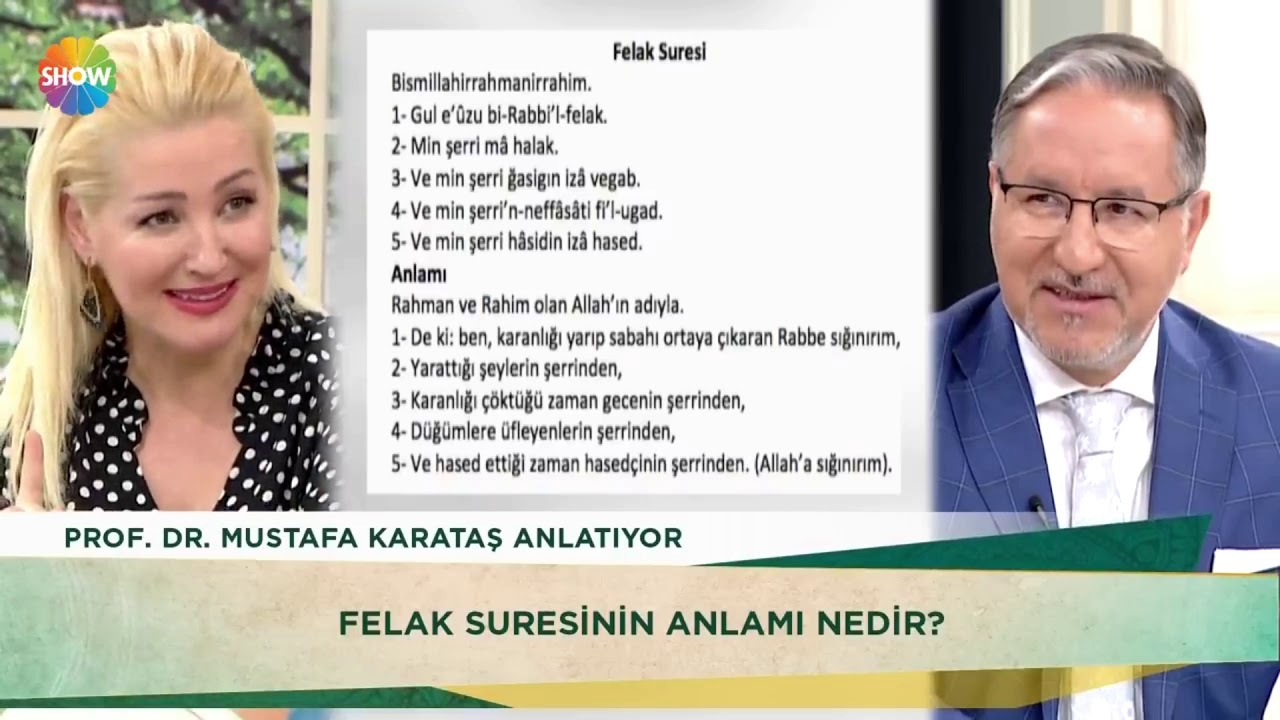 Felak Suresinin anlamı nedir