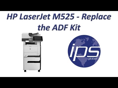 HP LaserJet M525 - Replace the ADF(Automatic Document Feeder) Kit