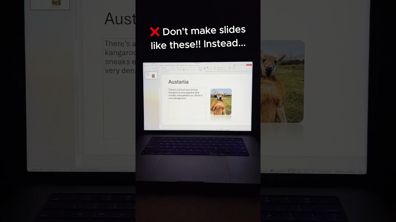 Easy PowerPoint Tutorial for beginners 👈🏼 #powerpoint #presentation