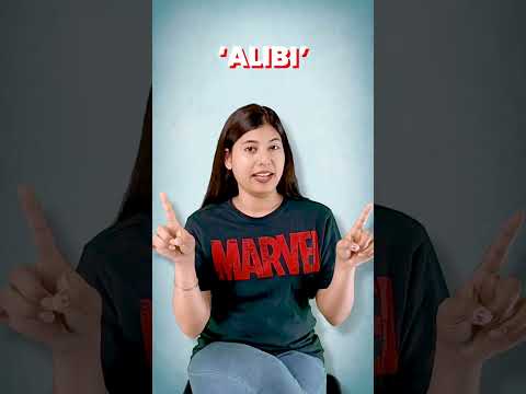 Alibi Meaning in Hindi | CLAT English Vocabulary | Vocabulary for CLAT | #drishyamonly #clat2024