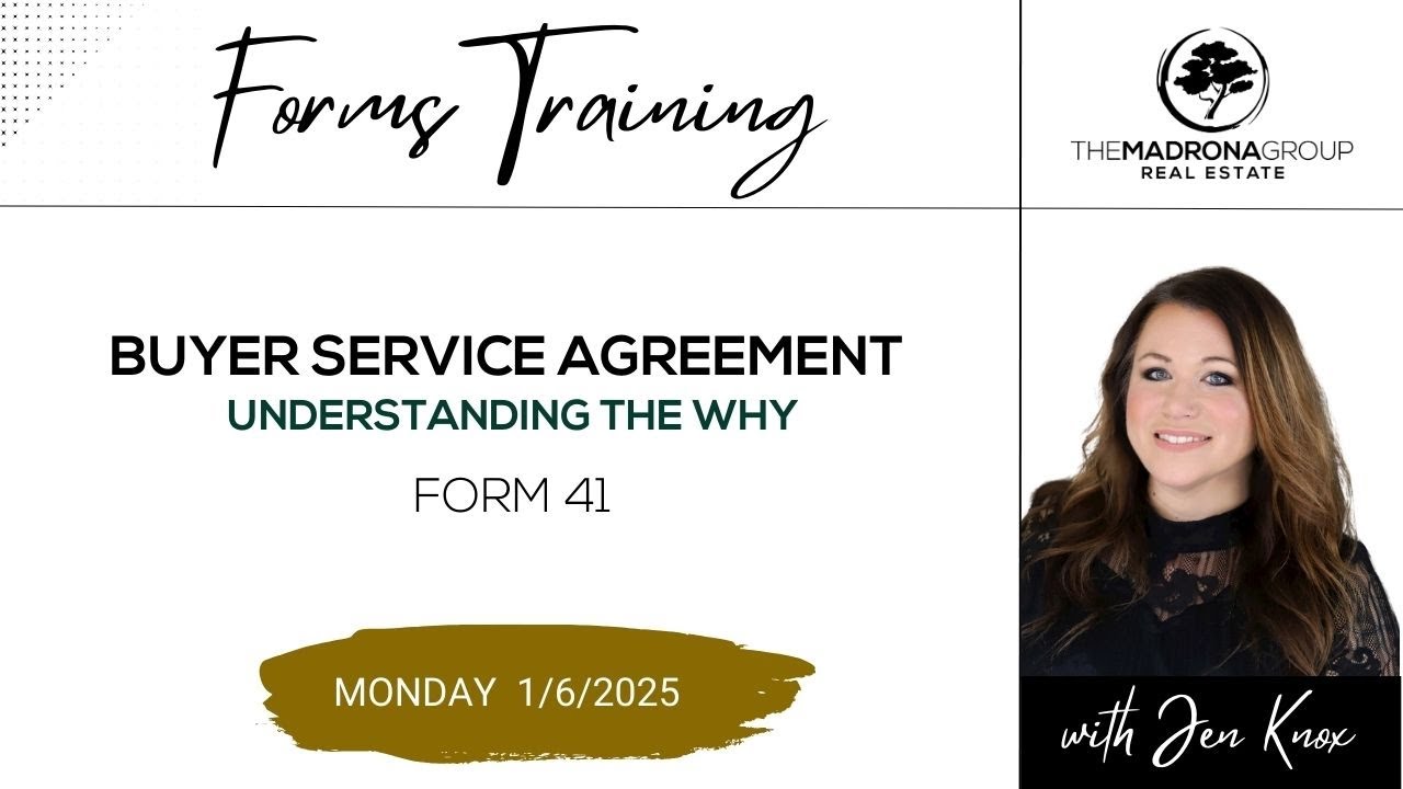 Buyer Service Agreement Form 41 with Jen Knox: Understanding the Why