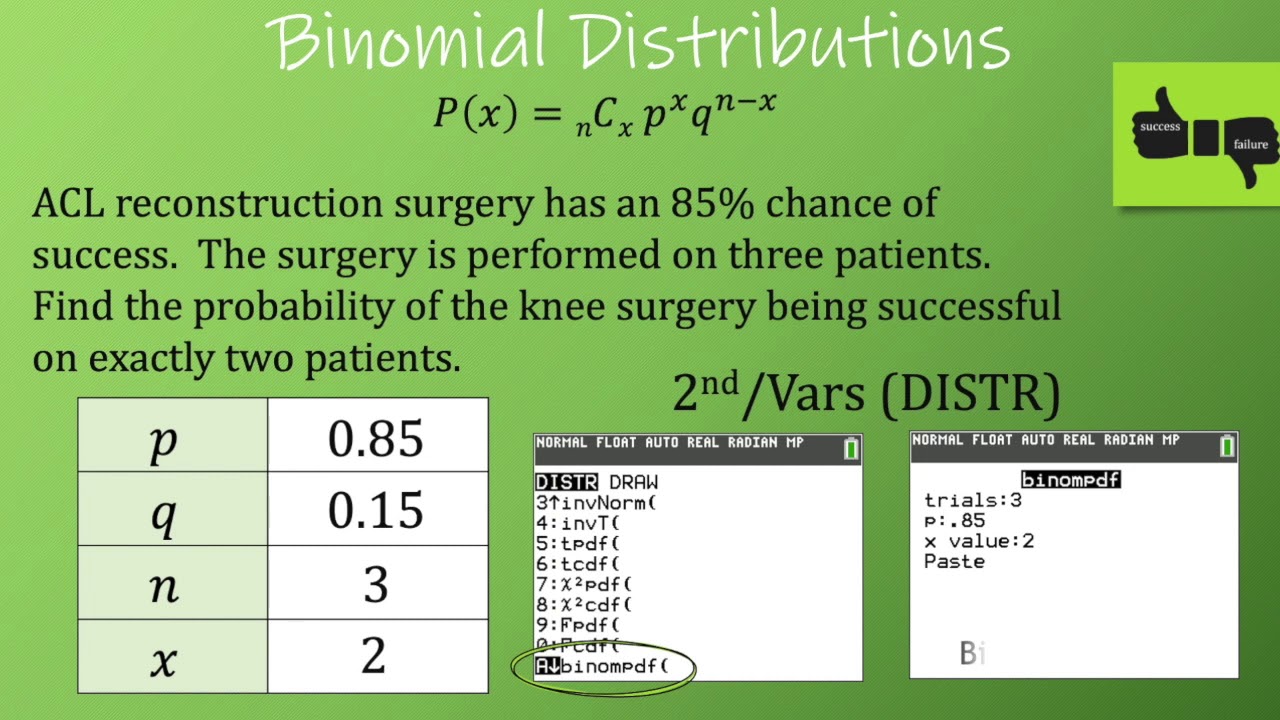 5.2 Binomial Probability Distributions VIDEO