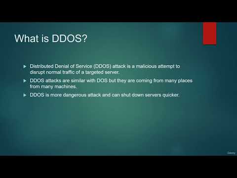 DDOS ATTACK COURSE PART ONE