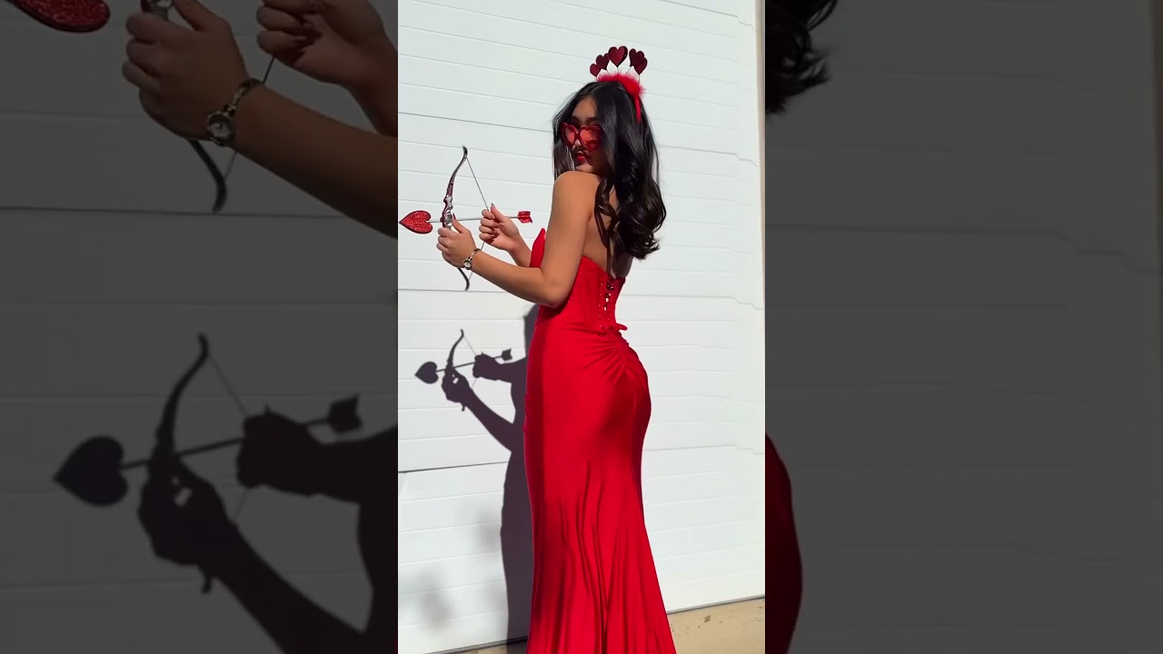 Caught by Cupid💋#promdress #prom #fashion #valentinesday #cupid #valentines #valentine #promseason