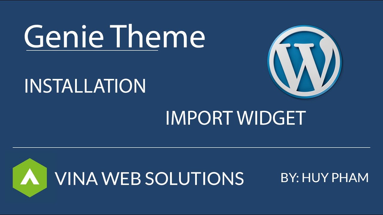 [Genie Documentation] Import Widget