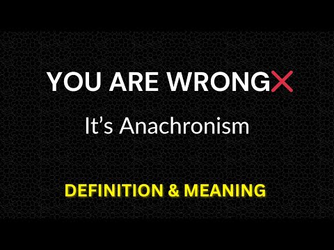 How to pronounce ANACHRONISM in English correctly|How to speak ANACHRONISM|ANACHRONISM Pronunciation
