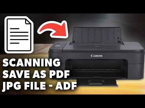 How To Scan And Save As PDF Or JPG On Canon Pixma TR4722 (Any Pixma Model) (2025 Guide)