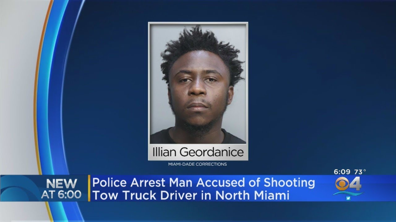 Police Arrest Man Accused Of Shooting Tow Truck Driver In North Miami