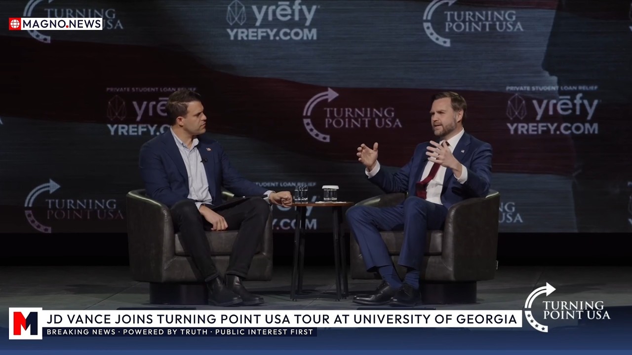 🇺🇸 Vice President JD Vance Joins Erika on Turning Point USA Tour at University of Georgia [LIVE]