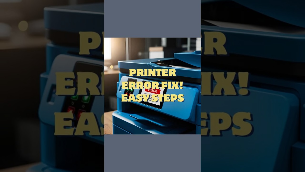 Printer Not Working? Quick Fixes in 30 Seconds! 🖨️