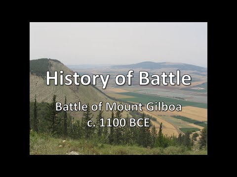 The Battle of Mount Gilboa (c. 1100 BCE) | History of Battle