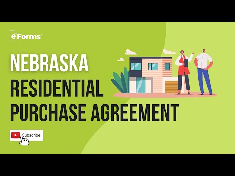 Nebraska Residential Purchase Agreement - EXPLAINED