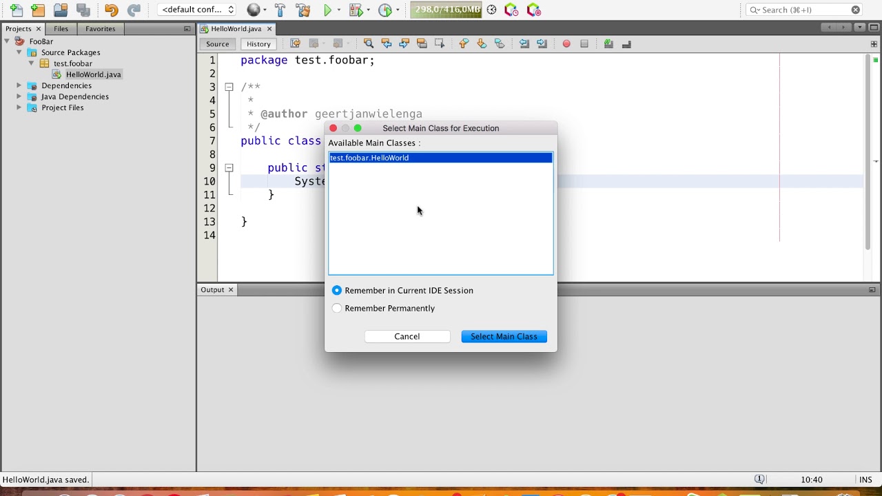 Getting Started with Java in Apache NetBeans