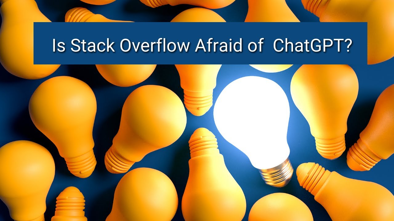 Is Stack Overflow Afraid of ChatGPT? #chatgpt #stackoverflow