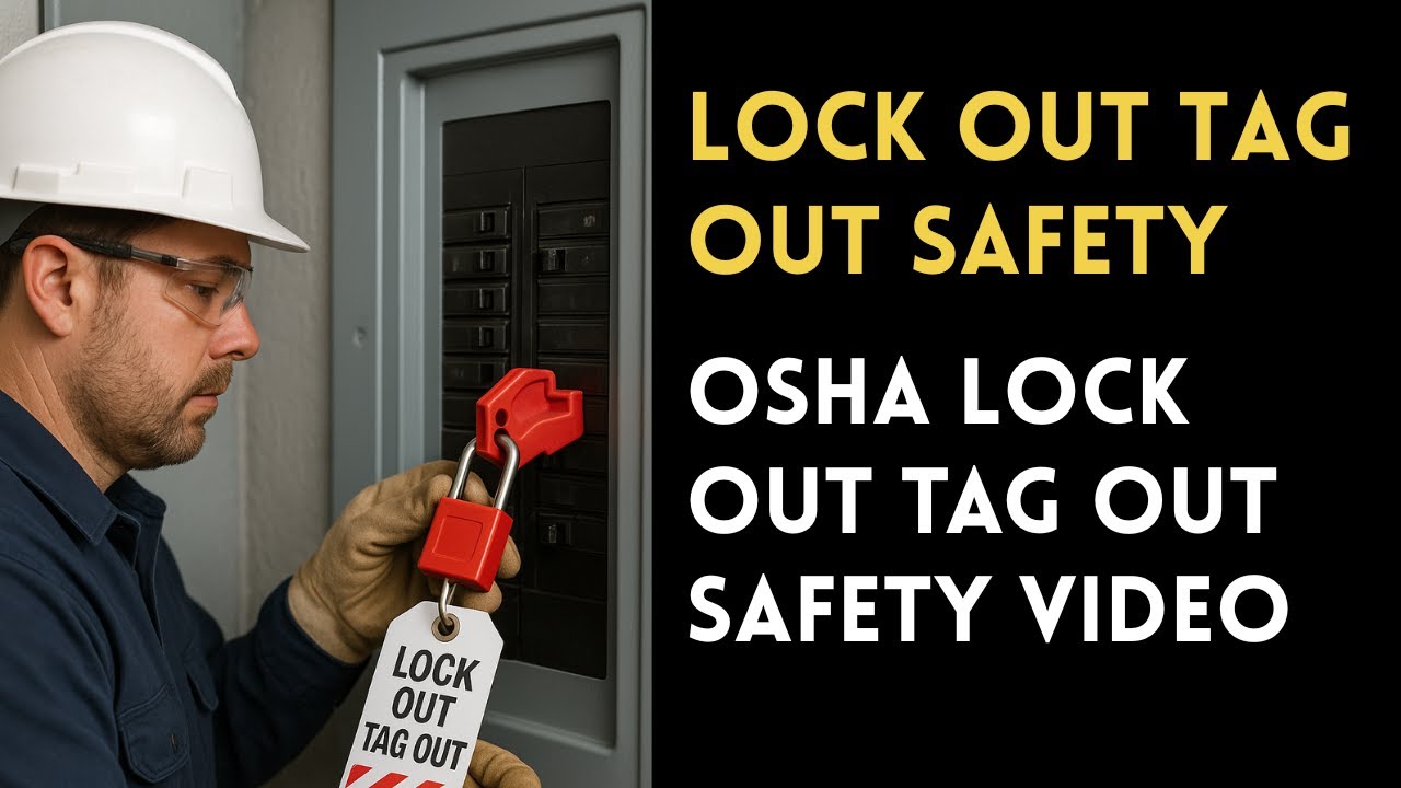 OSHA Lockout Tagout Safety Video:  Electrical LOTO Procedure Training