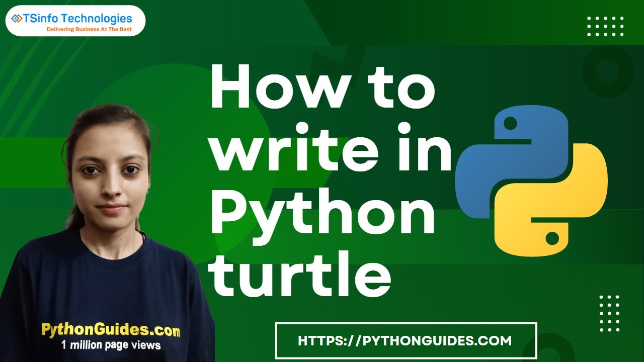 Python Turtle Write Function | How to write in Python Turtle