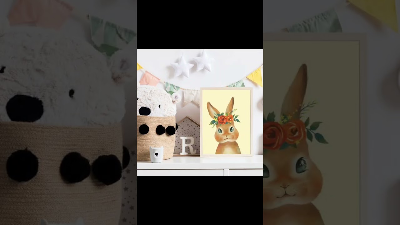 Woodland Baby Nursery Wall Decor