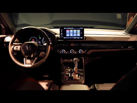 HONDA CR-V 2023 INTERIOR - Similar design as the new HR-V and Civic