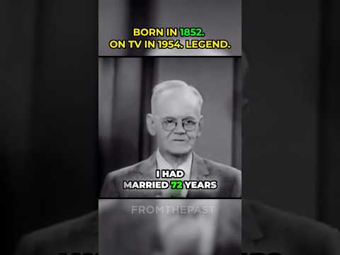 This 102-Year-Old Shocked TV in 1954 #shorts #history