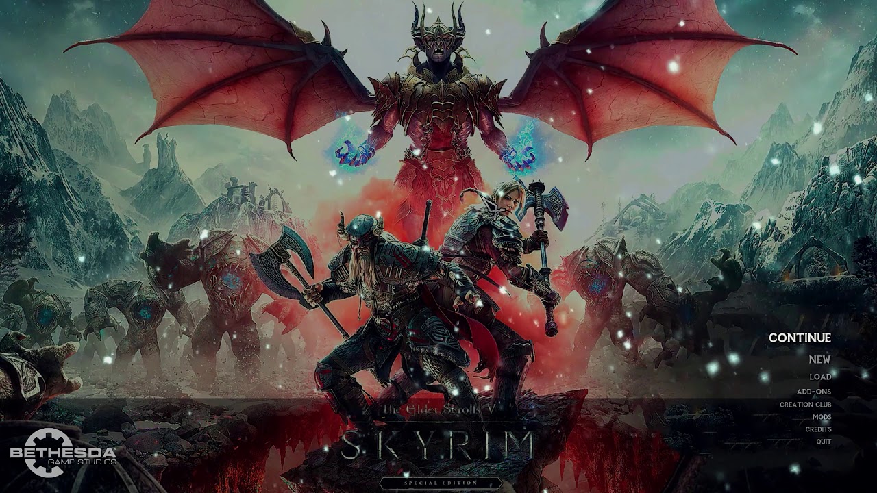 Skyrim Mod: ESO Greymoor Main Menu Replacer