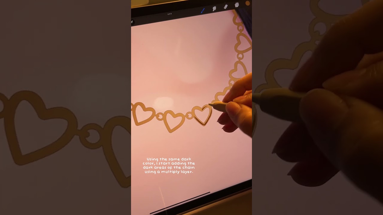 How I draw Jewelry/Chains⛓️ | digital art #tutorial
