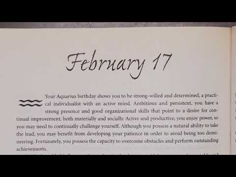Is your birthday February 17th? Aquarius Astrology and Numerology Reading, Exact Birthdate Reading