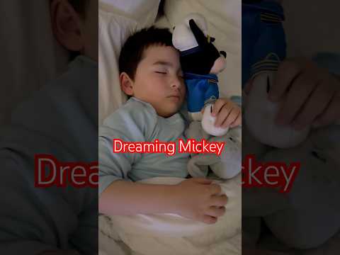 Captain Mickey Stands Guard! Bennett’s Cozy Night with Mickey Pillow #shorts #disneymerrytimecruise