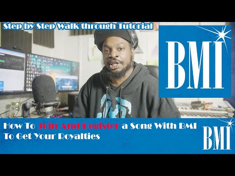 How To Join And Register a Song With BMI To Get Your Royalties Step by Step Walk through Tutorial