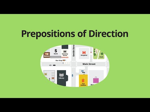 Prepositions of Direction β English Grammar Lessons