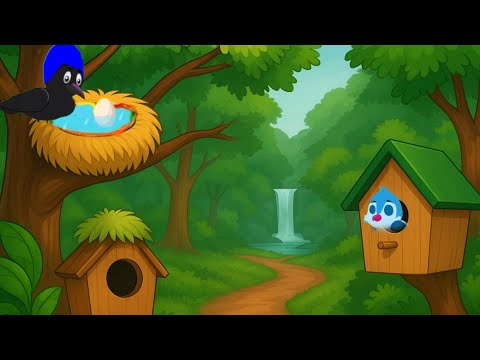 বুদ্ধিমান টুনি ও বোকা কাক | bangla cartoon animation story | bird story | pakhir golpo| moral story