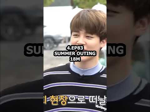 MOST VIEWED BTS RUN EPISODES