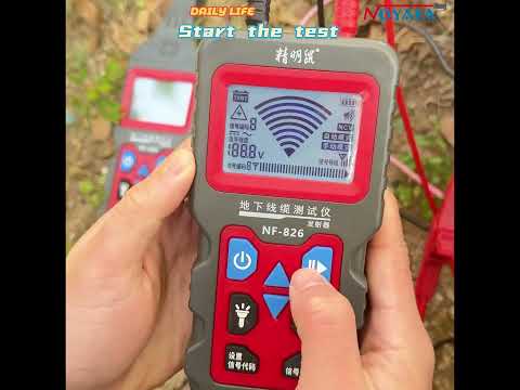 Professional Underground Cable Tracker: Accurate Fault Locator & Depth Detector for Home Repairs!