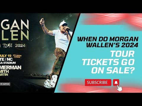 When Do Morgan Wallen’s 2024 Tour Tickets Go On Sale?