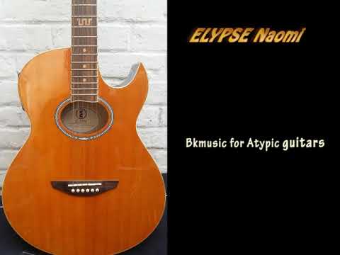 ELYPSE Electro acoustic folk cutaway + original Gigbag 2000 | Reverb