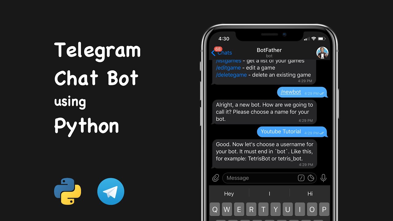 Develop a Telegram Chat Bot using Python | Episode 2