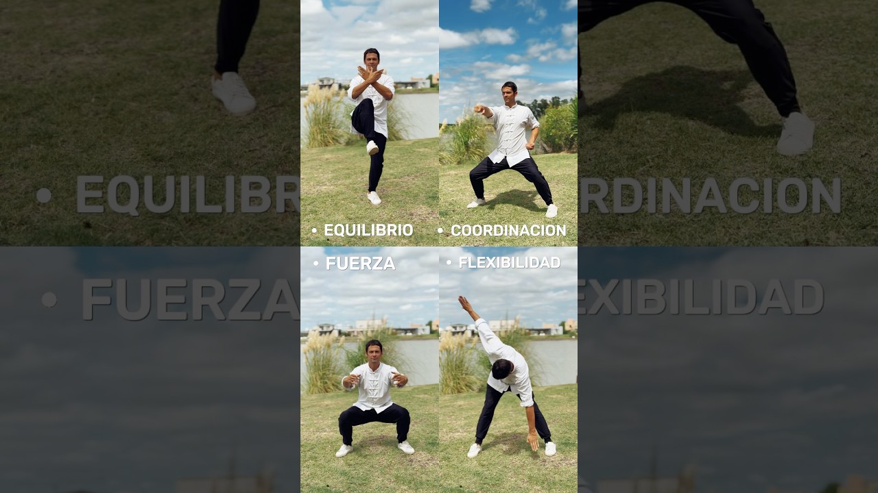 MEJORA tu equilibrio, fuerza y flexibilidad con estos 4 ejercicios #taichi