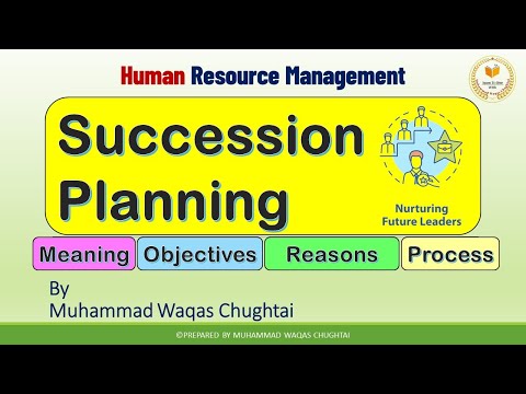 Succession Planning | Meaning, Objectives, Reasons & Process | Hindi/Urdu