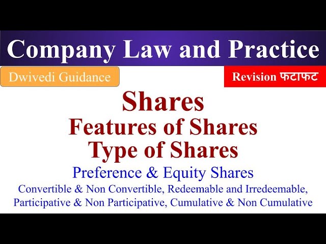 Understanding Shares: Types, Features, and Company Law | Galaxy