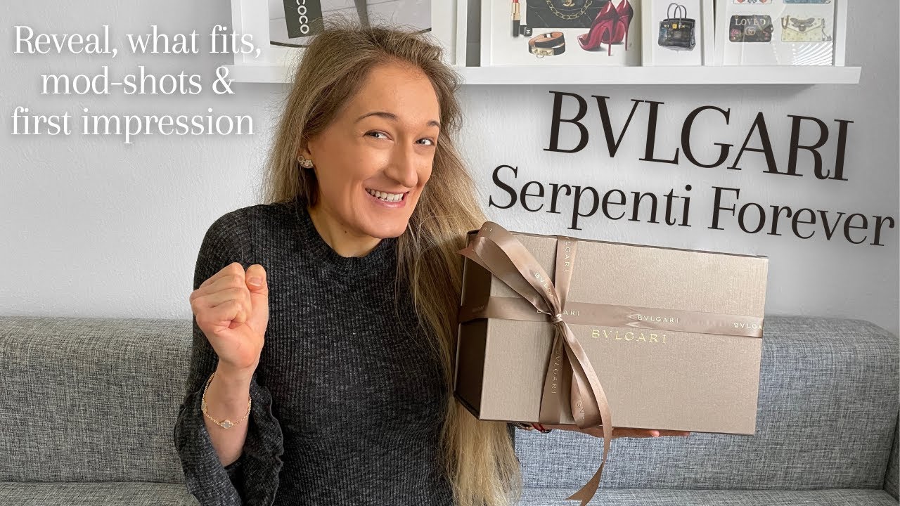 BVLGARI SERPENTI FOREVER HANDBAG - Bulgari bag unboxing, what fits, mod-shots | Lesley Adina
