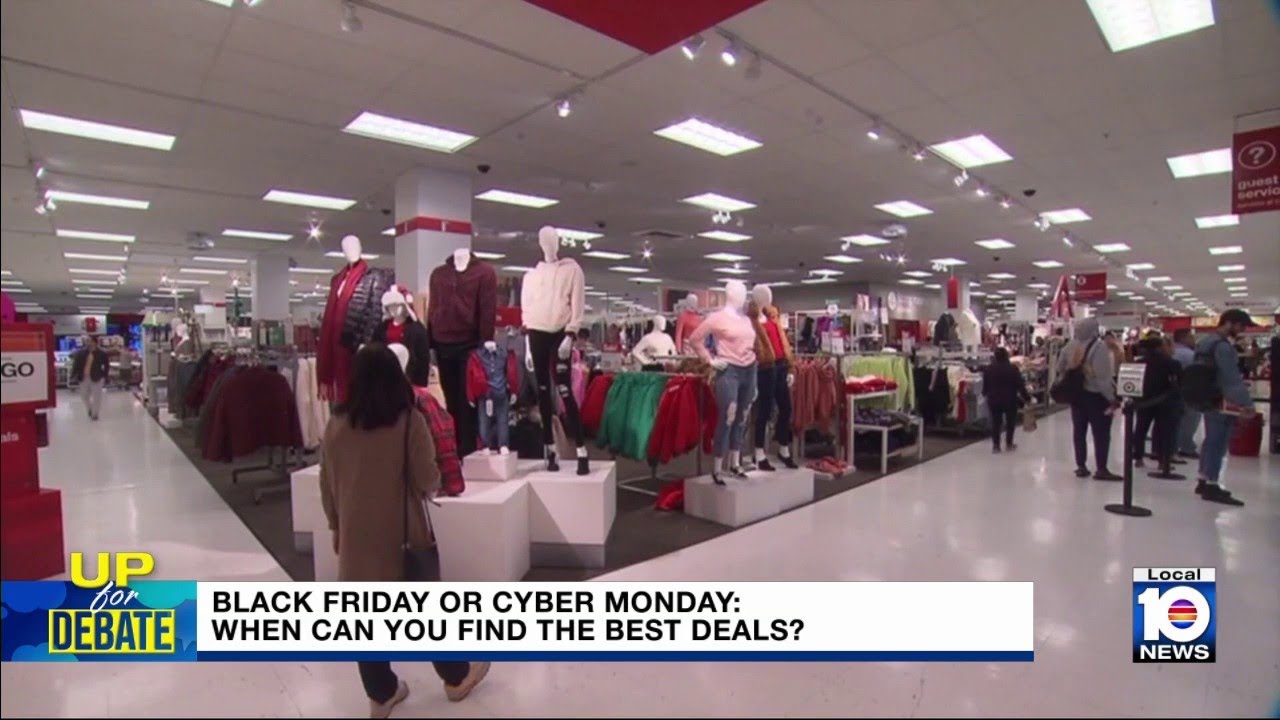 Up for debate: Which offers better bargains — Black Friday or Cyber Monday?