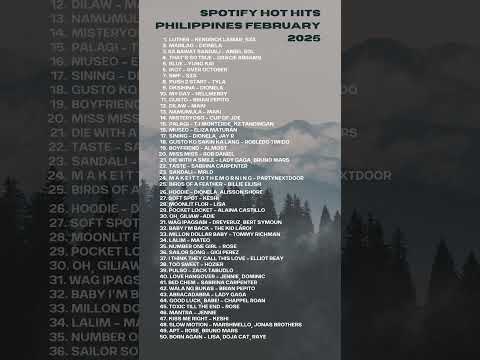 SPOTIFY HOT HITS PHILIPPINES || UPDATED FEBRUARY 2025 #lovesongs #opm #hothitsphilippines #spotify