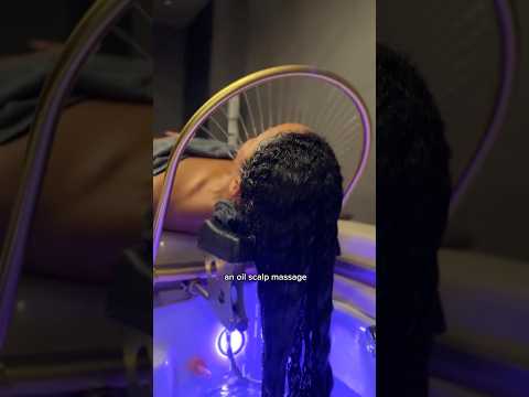 This Japanese head spa is amazing!! 💆🏽♀️🧖🏽♀️ curly hair girl trying head spas series
