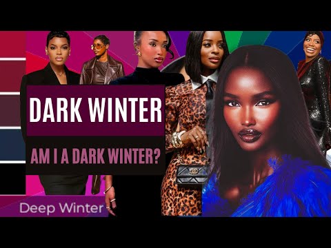 How to Know if You're a Dark Winter? | Seasonal Color Analysis